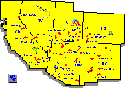 Map Of Southwest United States - United States Map